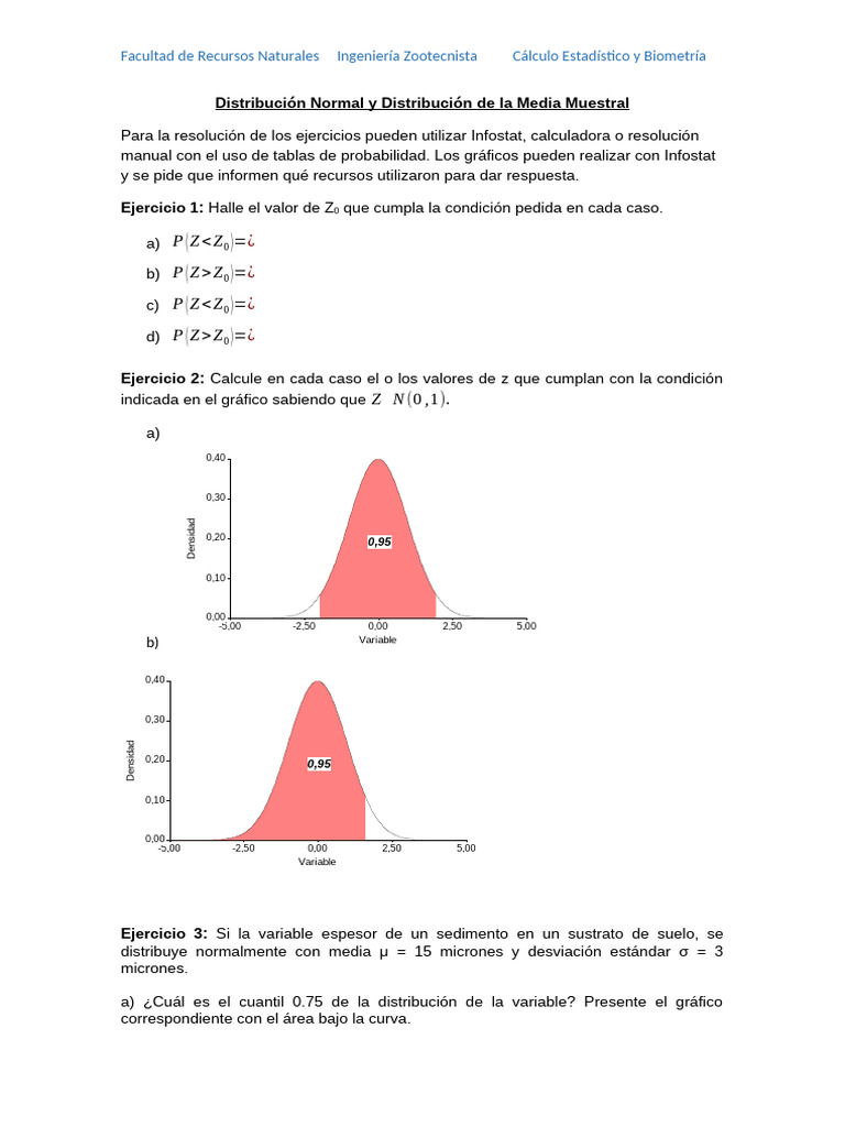 Distribucion Normal y Media Muestral 3 | PDF