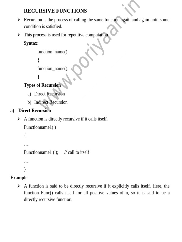 Recursive Functions | PDF Recursive Functions | PDF