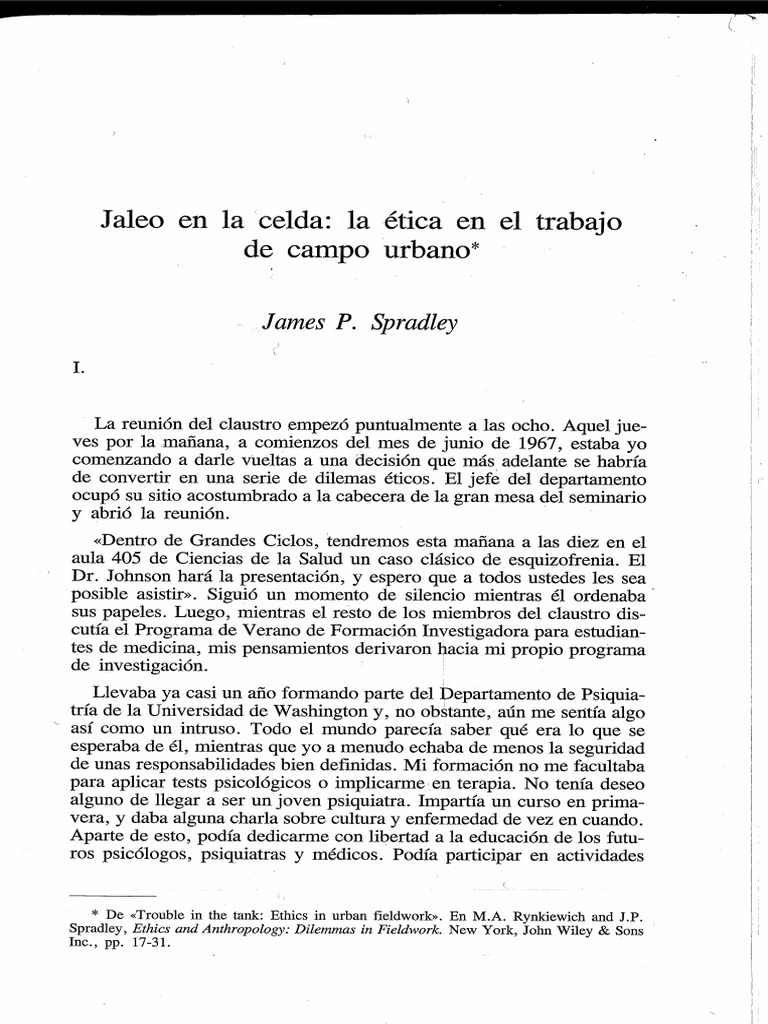James Spradley Jaleo en La Celda | PDF