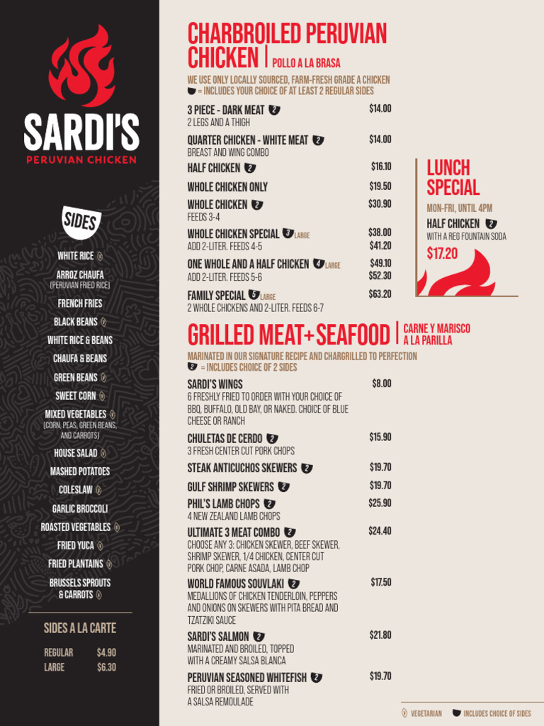 Sardis MENU MD - Jan 2024 V4 | PDF