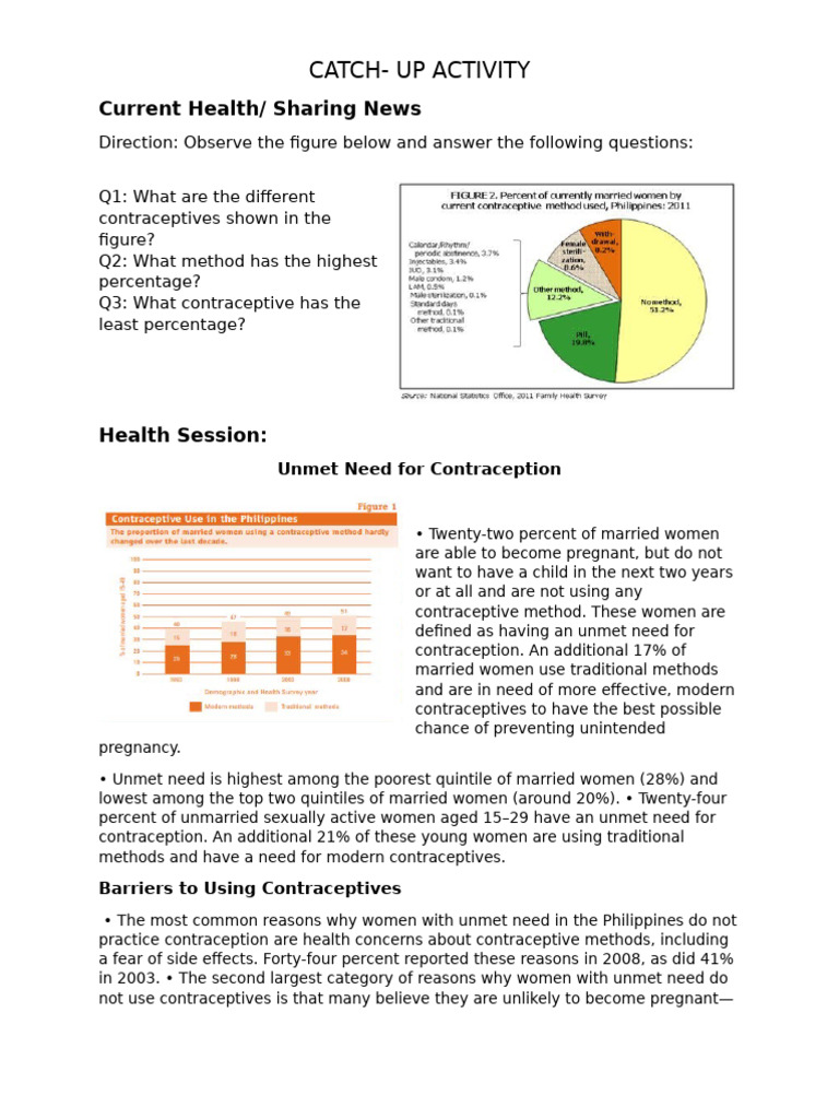 Catch UP Activityq3w7 | PDF