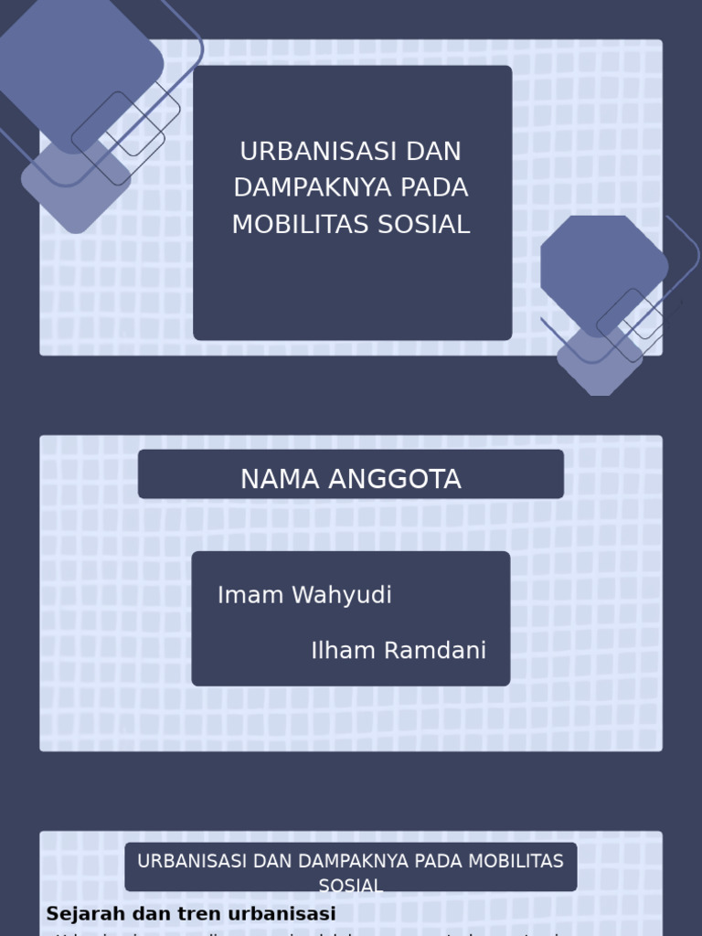 Urbanisasi Ii | PDF