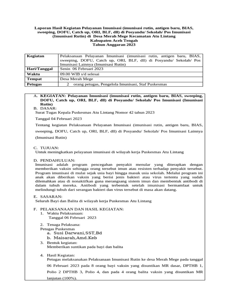 Lapsil IMUN FEB | PDF