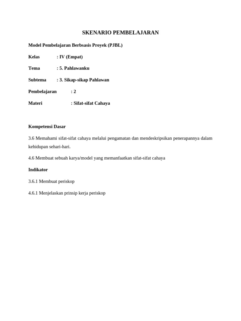 6B SKENARIO PEMBELAJARAN DAN LKPD Kel 2 - 6B | PDF