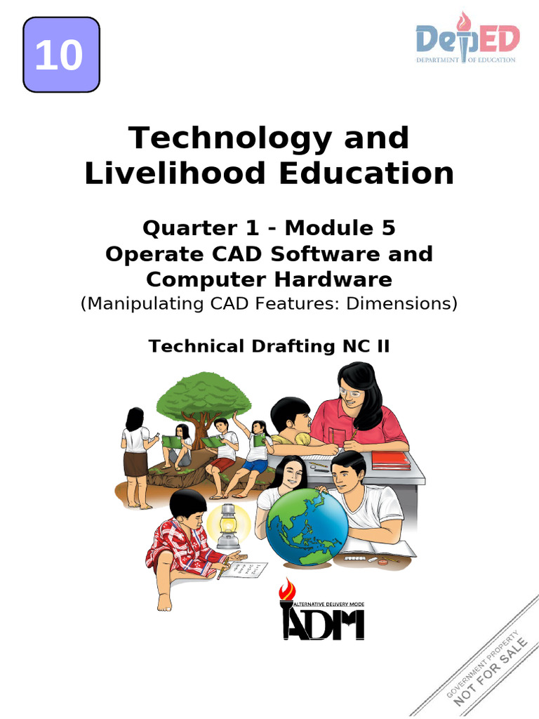 TLE10 Q1 Mod5 - ICT-Technical-Drafting | PDF