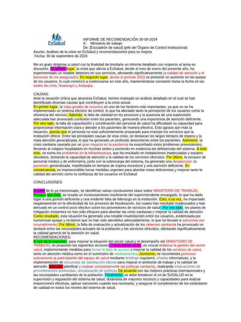 Texto de Redaccion | PDF