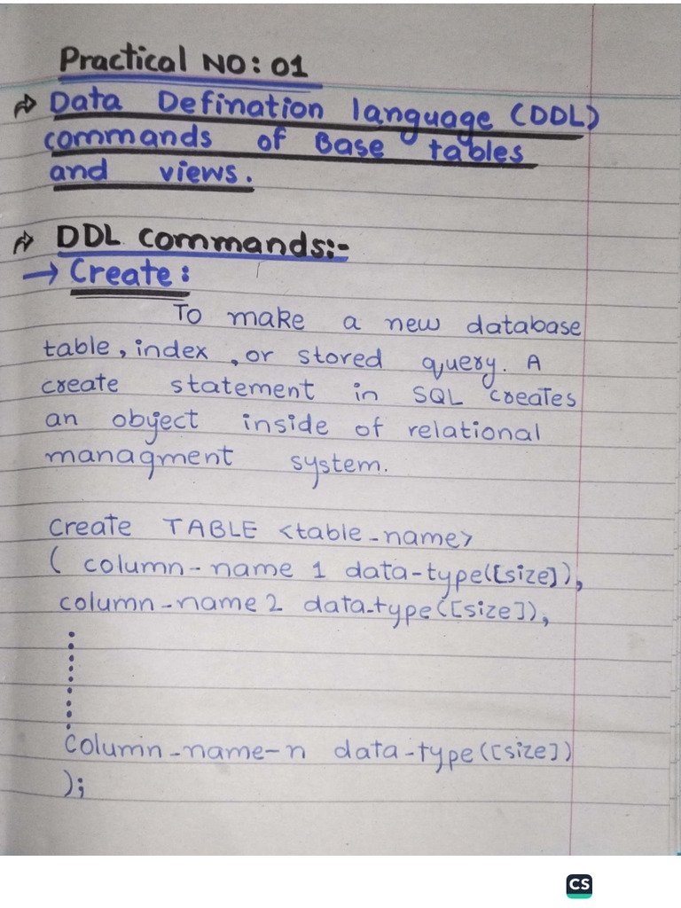 Database System Practical | PDF