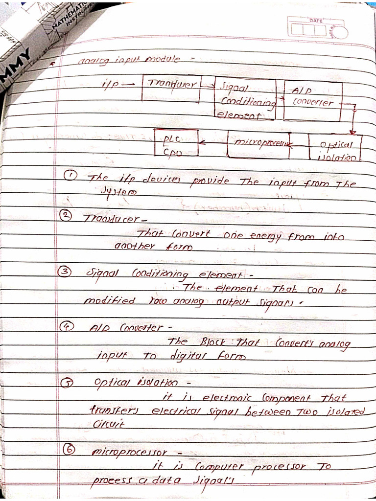 analog input module and automation hierarchy | PDF