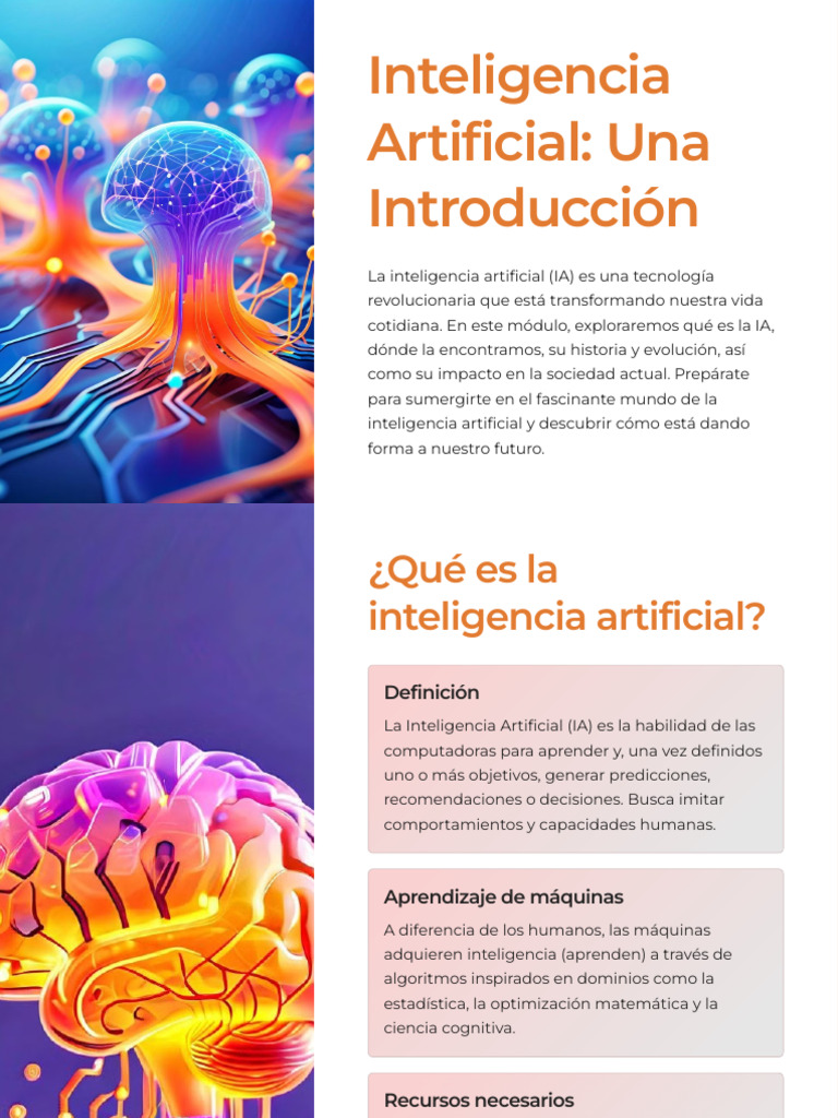 Inteligencia artificial | PDF