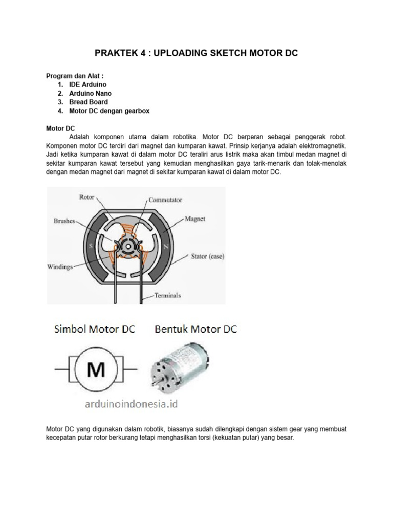 Praktek 4 - Uploading Sketch Motor DC | PDF | Computers | Technology ...