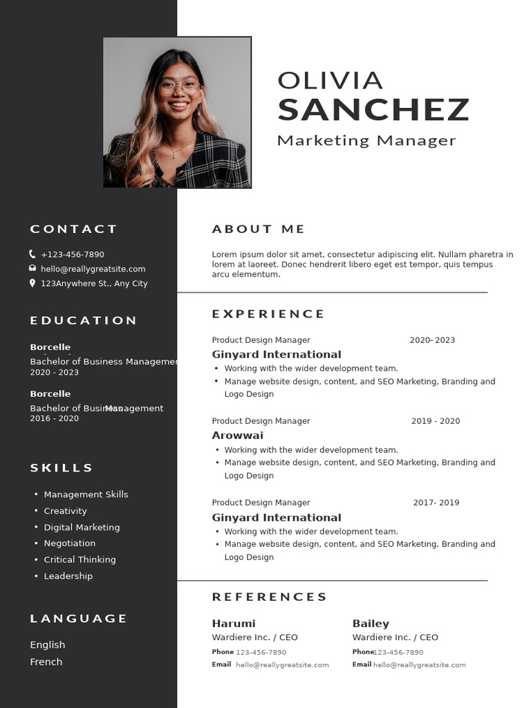 Grey Modern Professional CV Resume - 20240823 - 113821 - 0000 | PDF ...