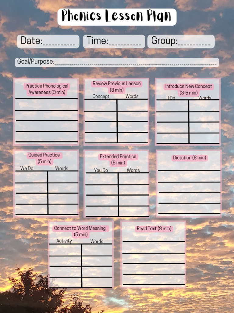 Phonics Lesson Plan - 20230901 - 161749 - 0000 | PDF