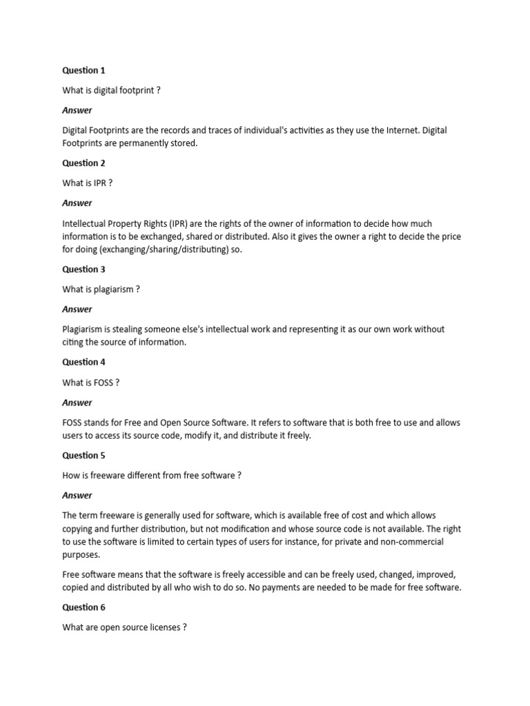 Societal Impacts Question Bank | PDF | Malware | Open Source