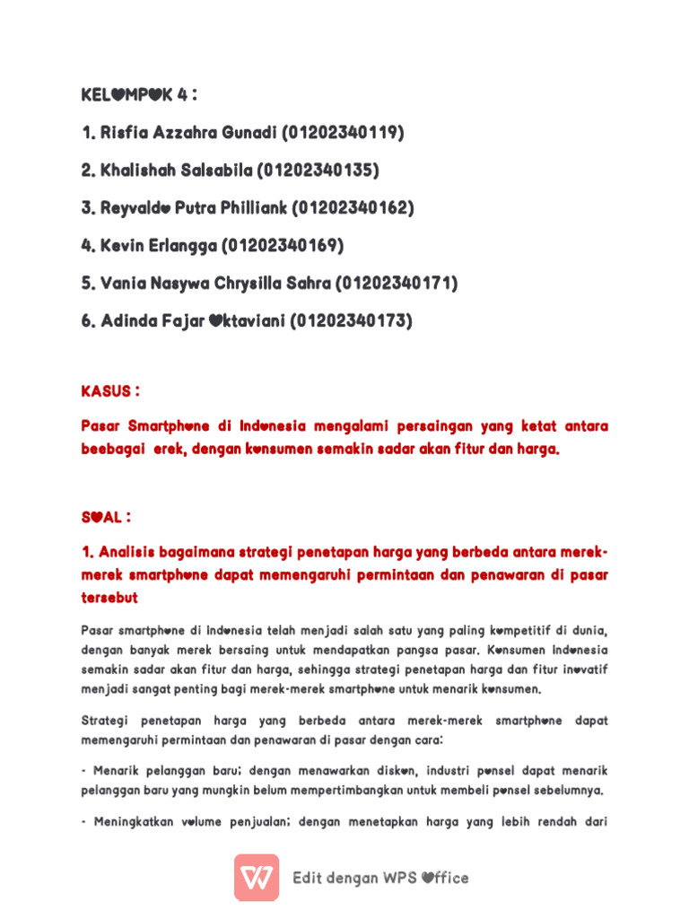 Kelompok 4 Manajemen Pemasaran | PDF