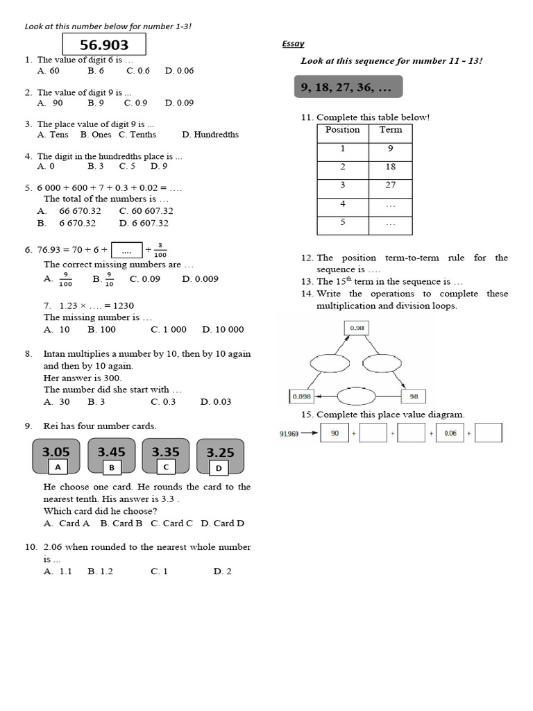 Latihan Math | PDF