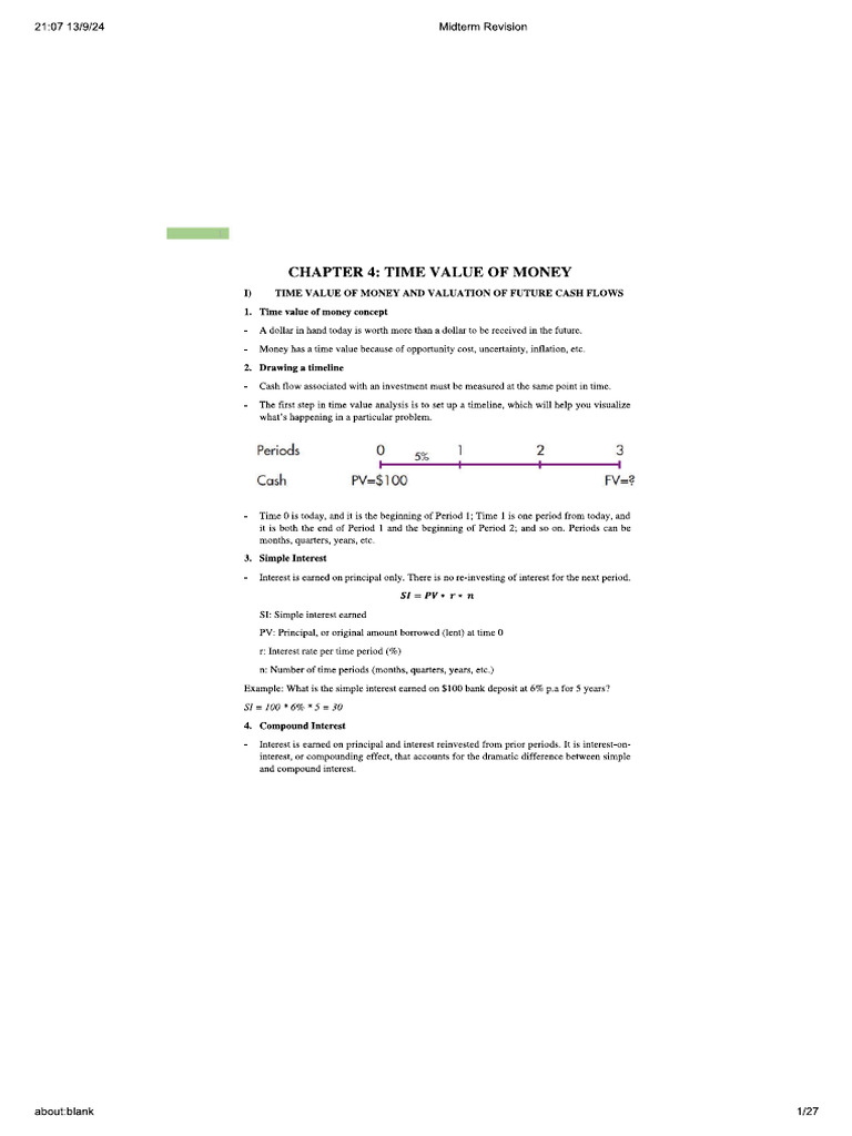 Midterm Revision | PDF