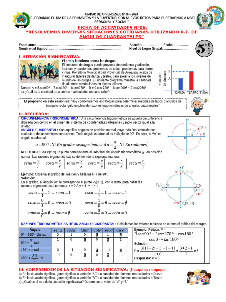 Solucion 6 5to Ua6 2024 | PDF