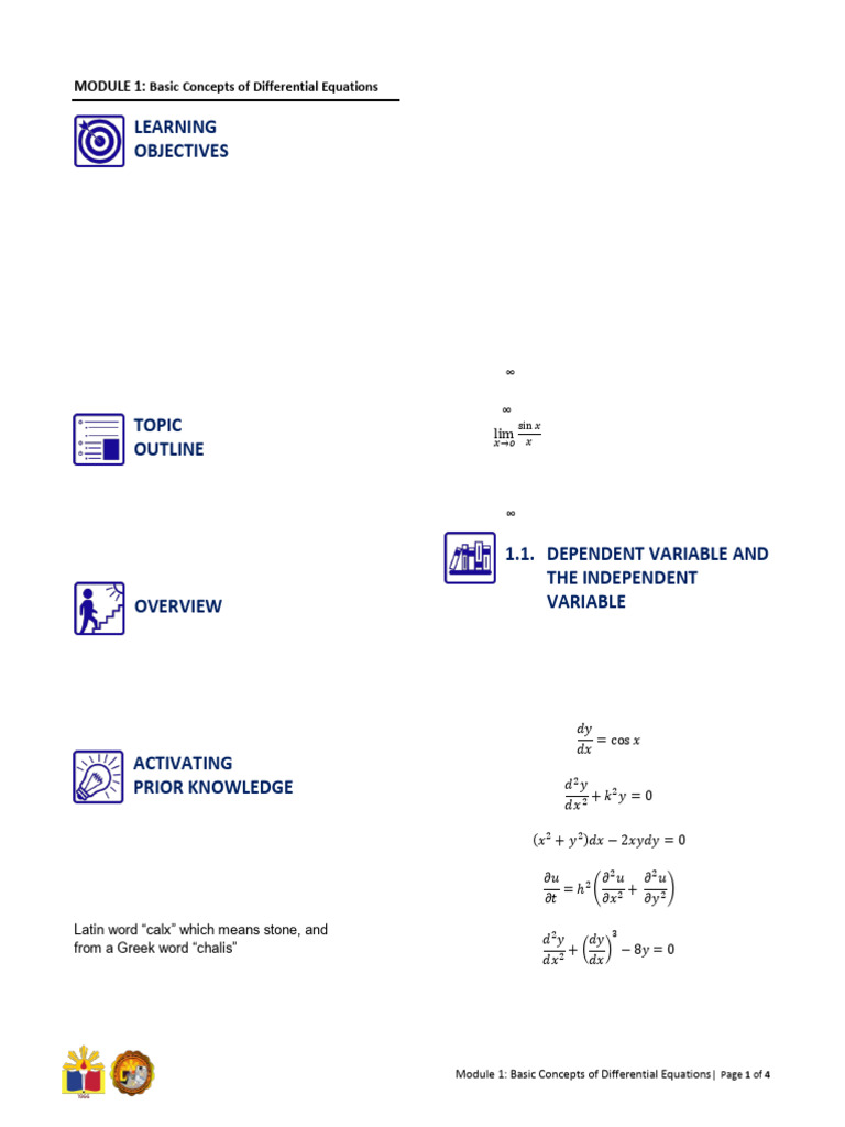 Module 1 Basic Concepts of de | PDF