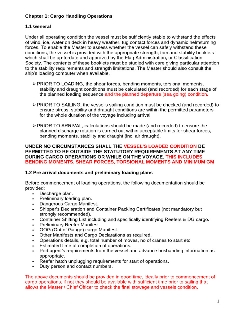 Container Operation Manual | PDF