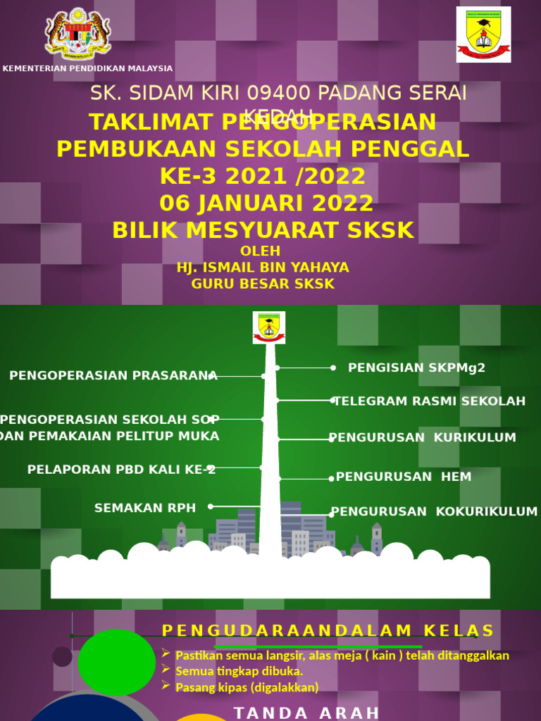 Mesyuarat Guru Dan Taklimat Buka Sekolah SKSK | PDF