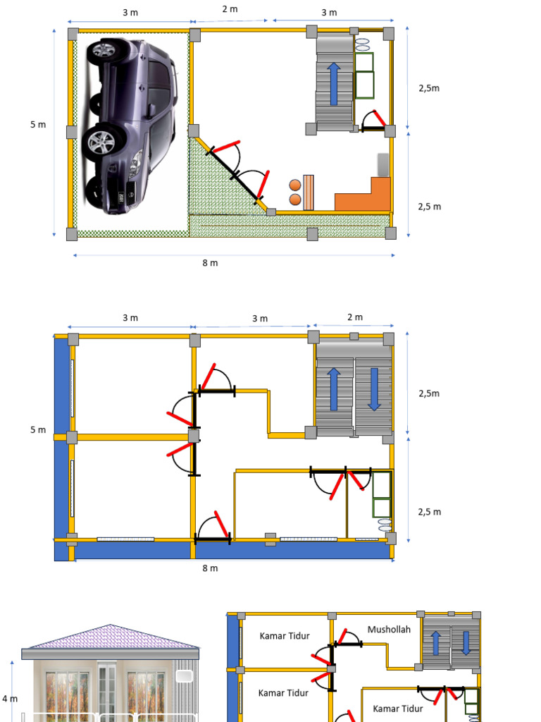 Disain Rumah Bulak | PDF