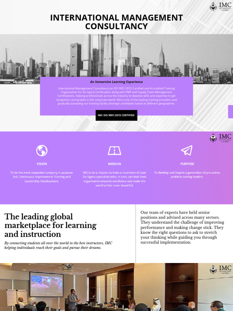 IMC International Management Consultancy | PDF