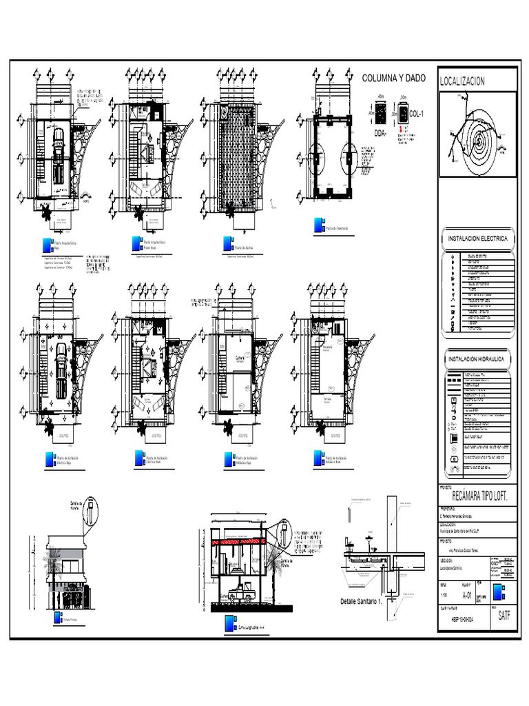 Proyecto Dormitorio Tipo Loft - Plantas Arquitectonicas | PDF