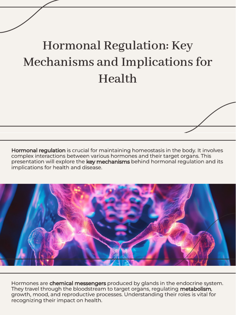 Slidesgo Hormonal Regulation Key Mechanisms and Implications For Health ...