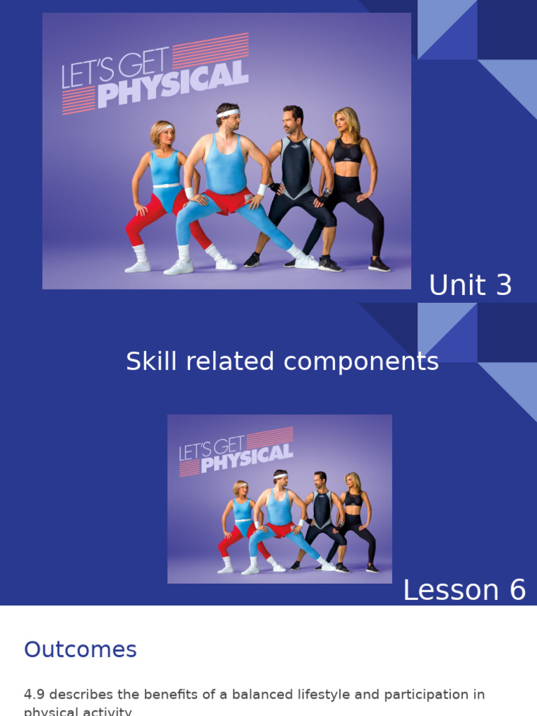 Lesson 5 - Skill Components of Fitness-1 | PDF