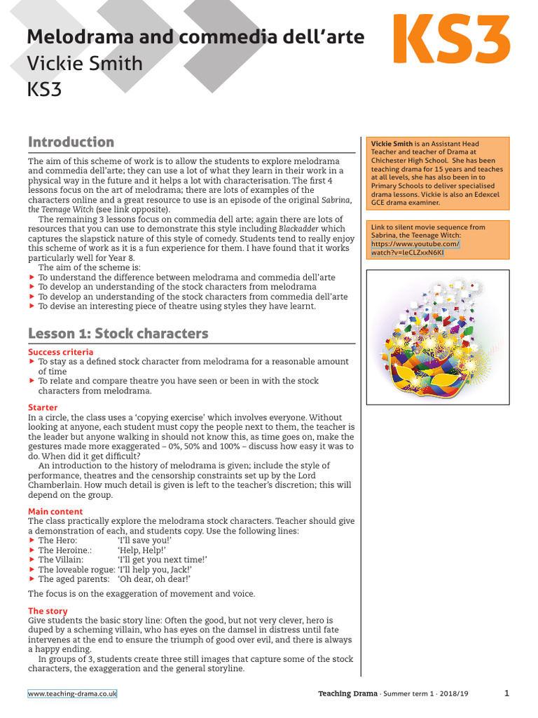 Melodrama Plan | PDF