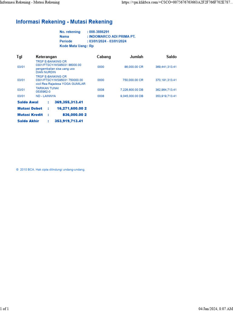 Bca Opr 03 Jan 2024 Pdf