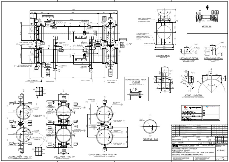Key Plan: Pg2C Tw2C V1 Tw1A Pg1A S1A T2A | PDF