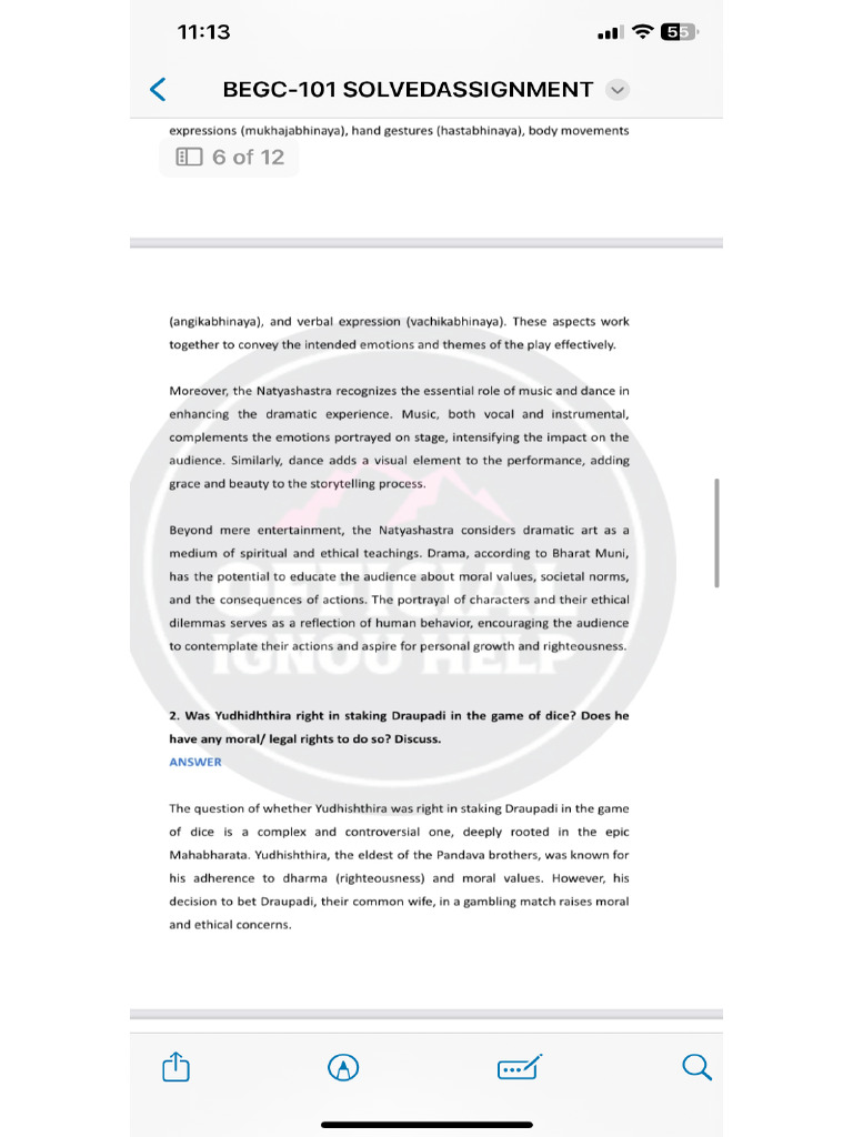 Notes On 143 Indian Literature | PDF