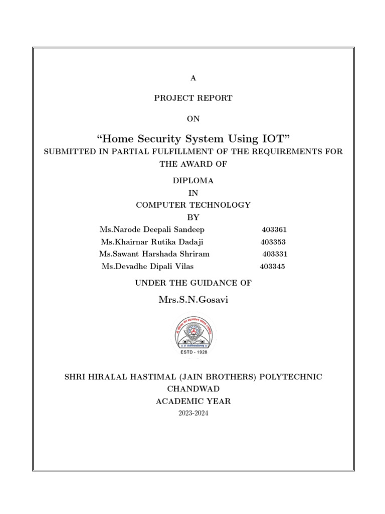 Home Security | PDF
