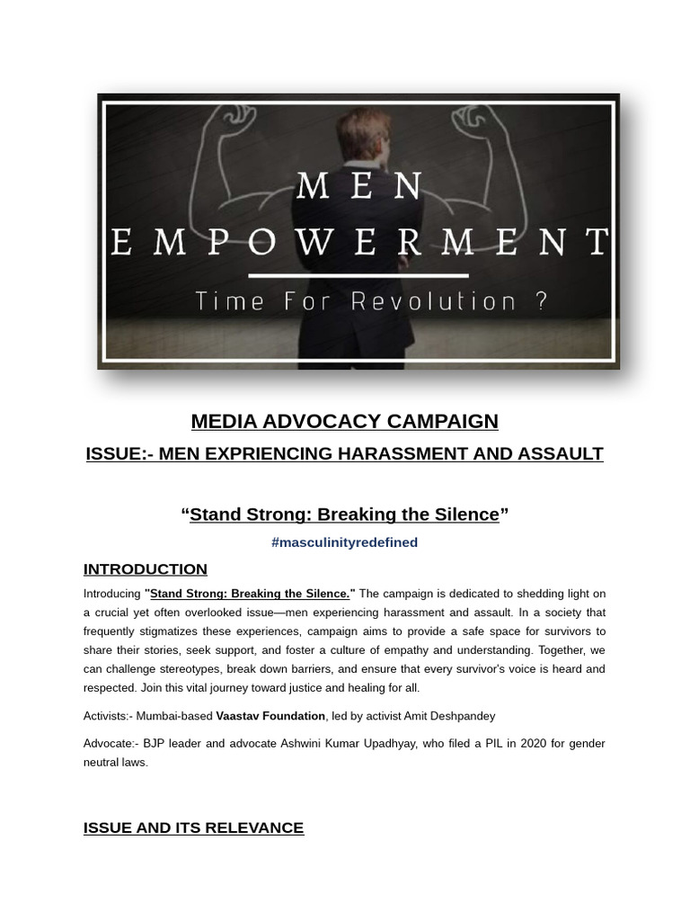 Men Empowerment Campaign (Detail) | PDF