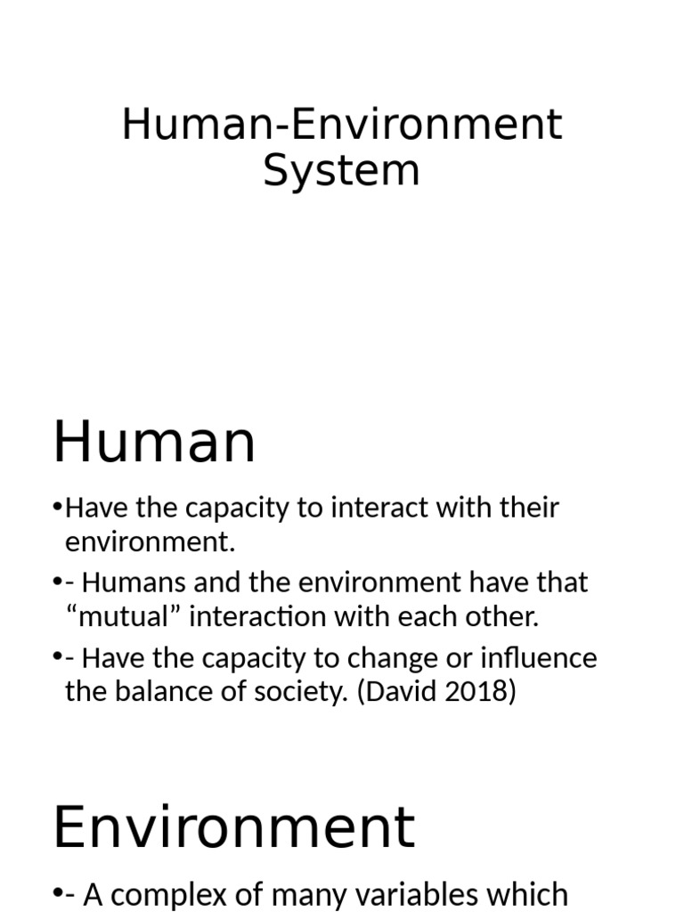 Human Environment | PDF