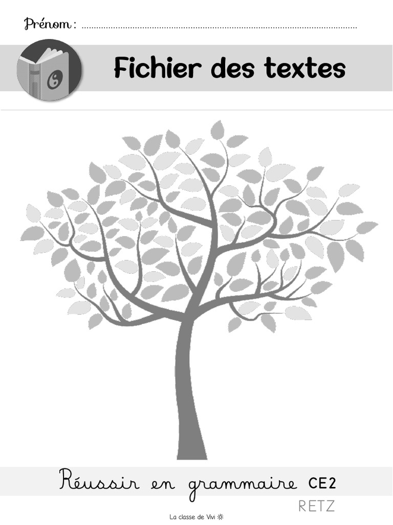 REG CE2 Fichier Eleve Les Textes | PDF