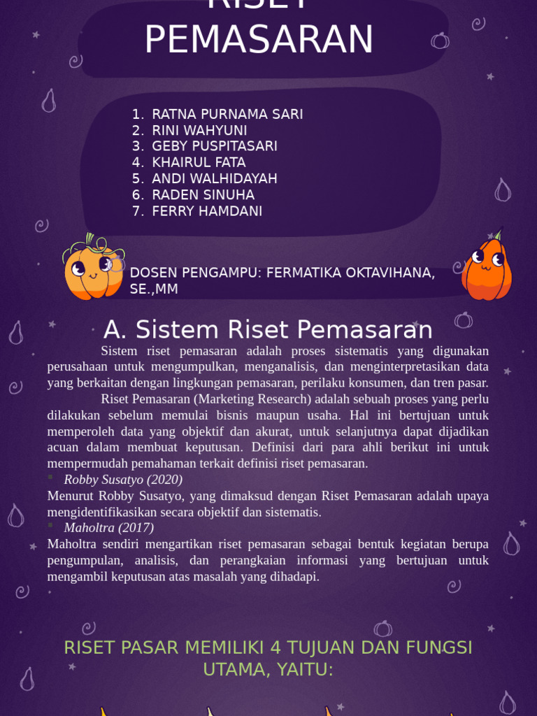 Riset Pemasaran KLP 2 | PDF