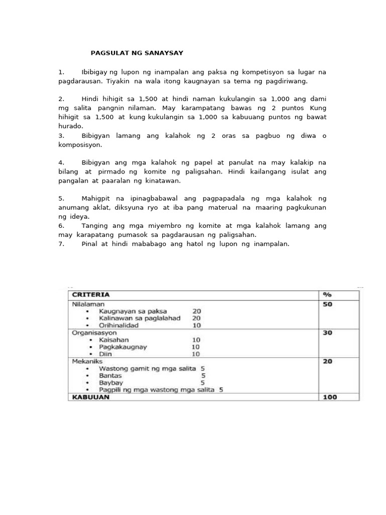 ACCESSFEST 2024 Guidelines and Mechanics | PDF