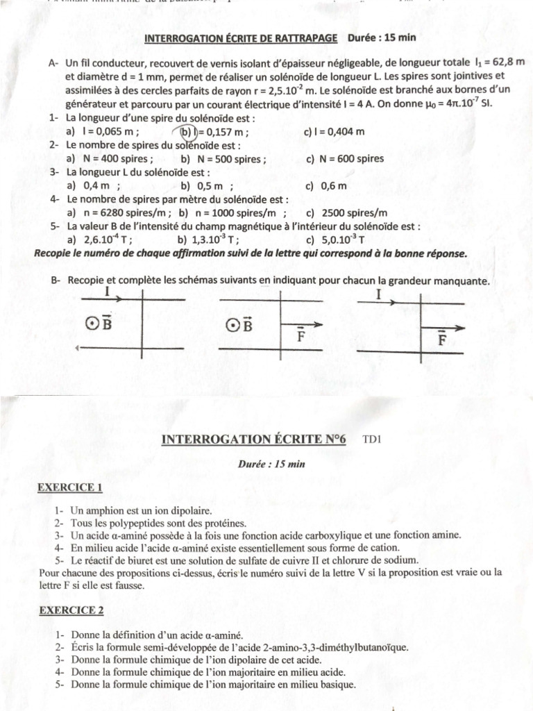 Bacsujets-De-Terminale-Dsujets-De-Physique-Chimie-Terminale-Dinterrogation-Td16481-Interrogation ...