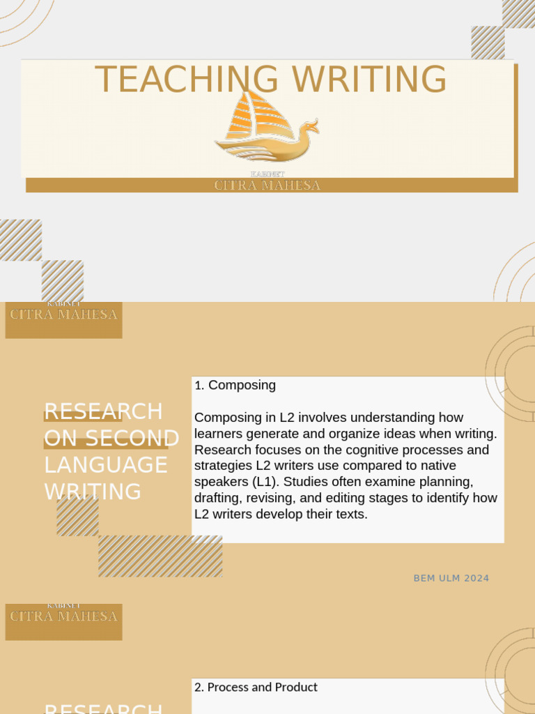TEFL A1 - TEACHING WRITING - Bayu Wijanarko | PDF | Second Language ...