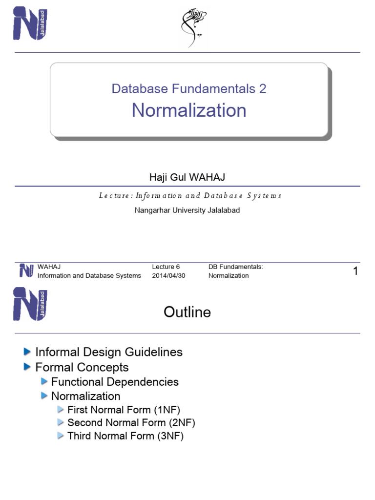 15 Normalization | PDF