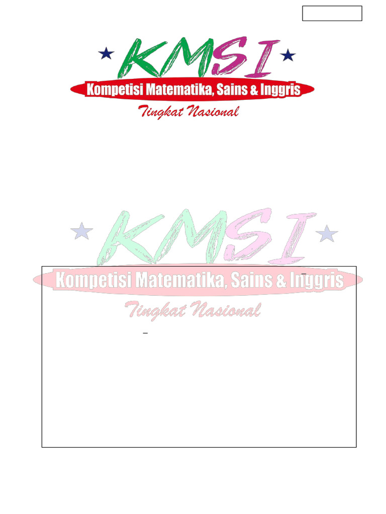 Soal Type D Penyisihan Kmsi 2024 | PDF