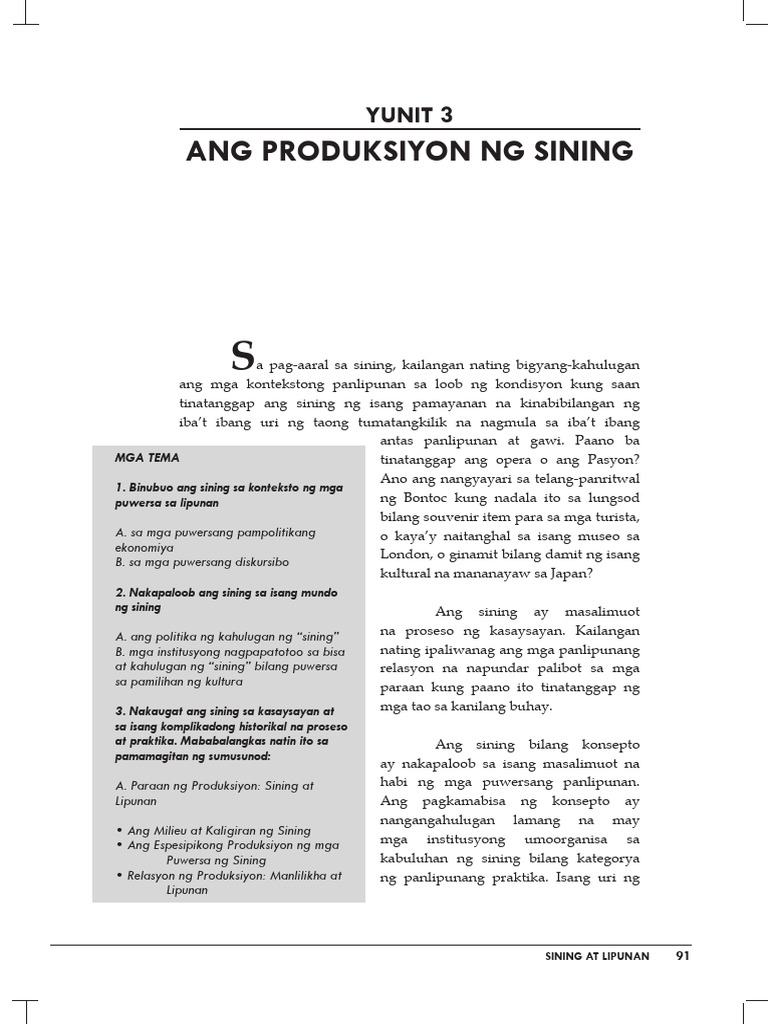 Flores-Ang Produksyon Sining | PDF