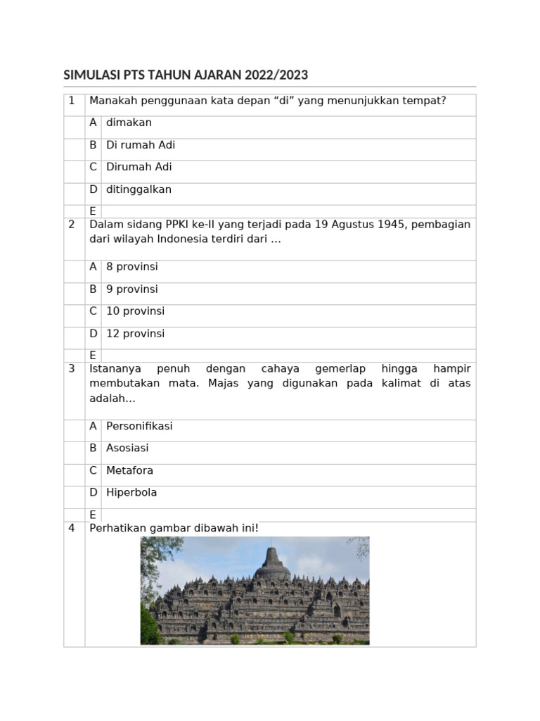 Soal Simulasi 2 40 Soal Woka | PDF