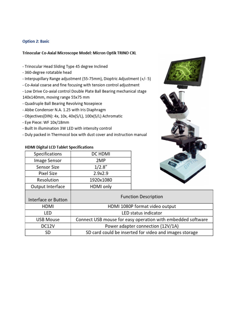 DIGITAL MICROSCOPE.. | PDF