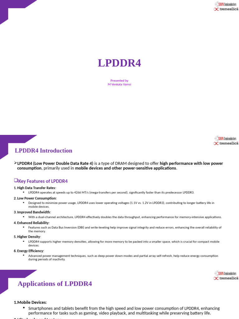 LPDDR4 | PDF