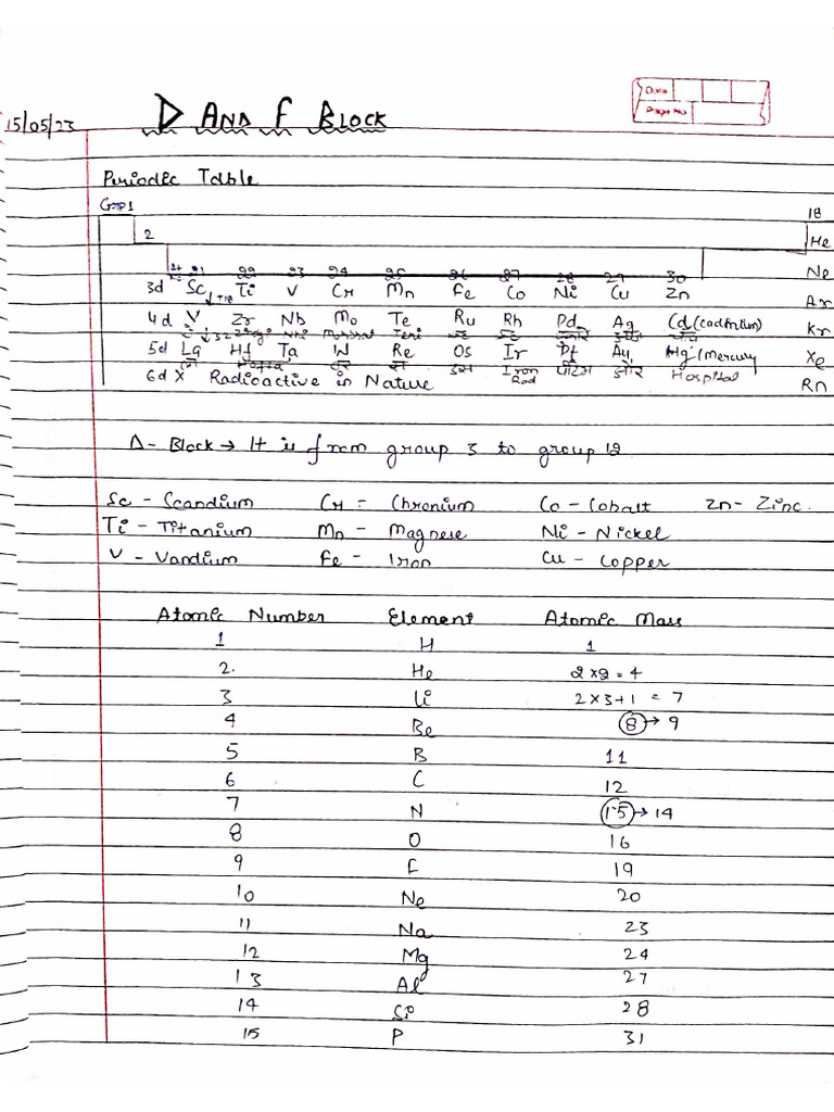 D and F Block - 1 | PDF