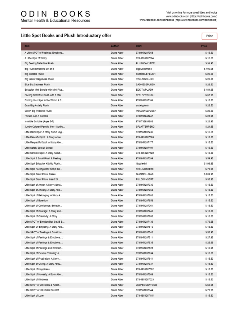 Odin Books Little Spot Full Intro Series | PDF