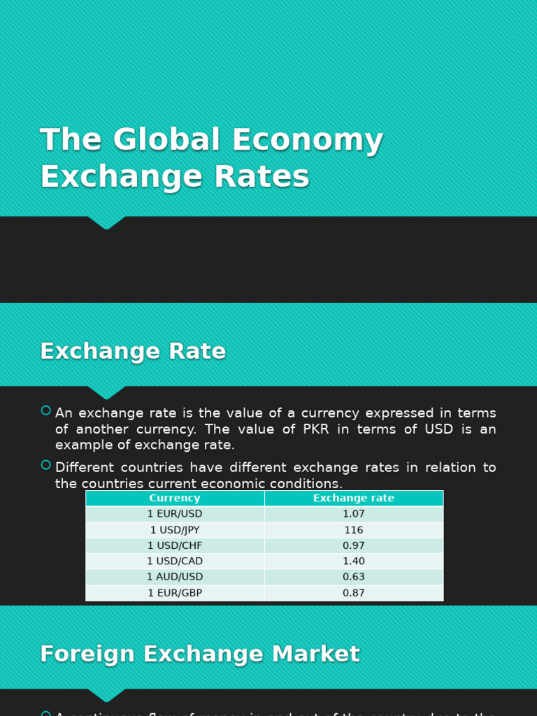 Exchange Rates | PDF